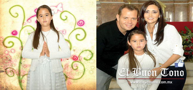 ALESSANDRA DOMINGUEZ REYES COMULGA POR PRIMERA VEZ - El Buen Tono