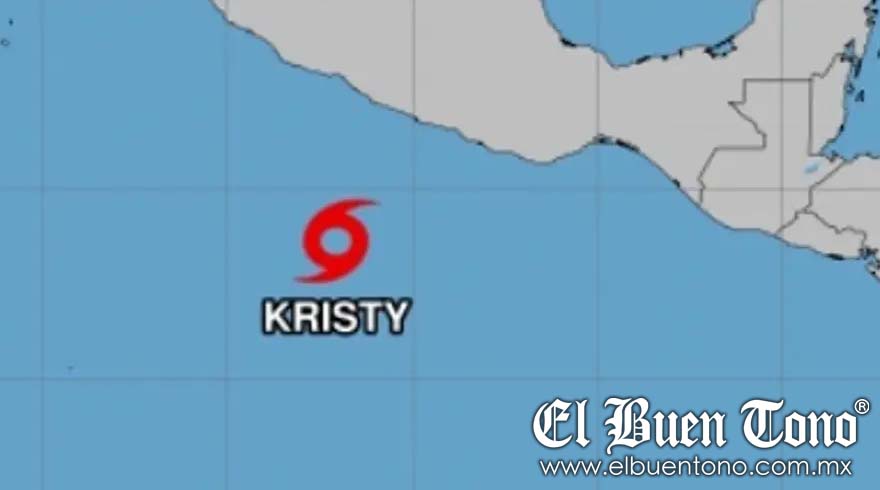 Tormenta tropical 'Kristy' se forma frente a las costas de Michoacán y Guerrero - El Buen Tono