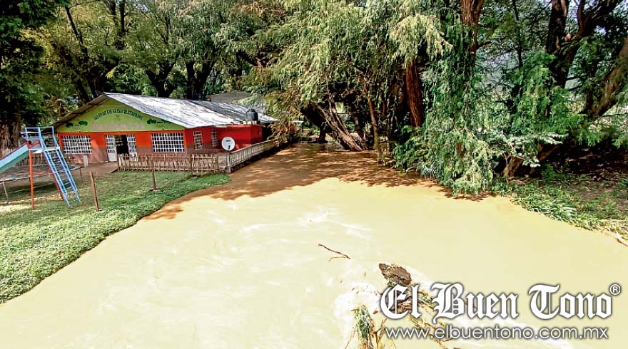 Se inunda Ciudad de los Ahuehuetes; Apenas la inauguraron - El Buen Tono