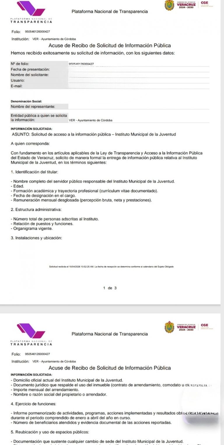 Derroche y abandono en Juventud municipal Opacidad, gasto elevado y ...